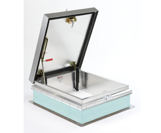 Type S-50TB fixed ladder access hatch | Bilco UK | ESI Building Design