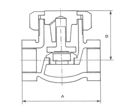 Taylorshaw globe non-return valve union, bonnet type | Blackhall ...