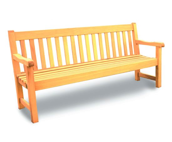 Poplar iroko bench | Branson Leisure | ESI External Works