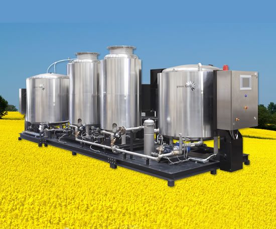 Distributed skid for bio-diesel processor, Green Fuels | Bürkert Fluid ...