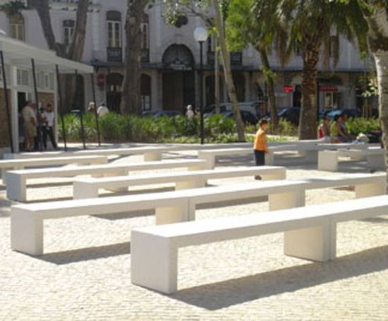 BLOC contemporary concrete seat | Factory Furniture | ESI External Works