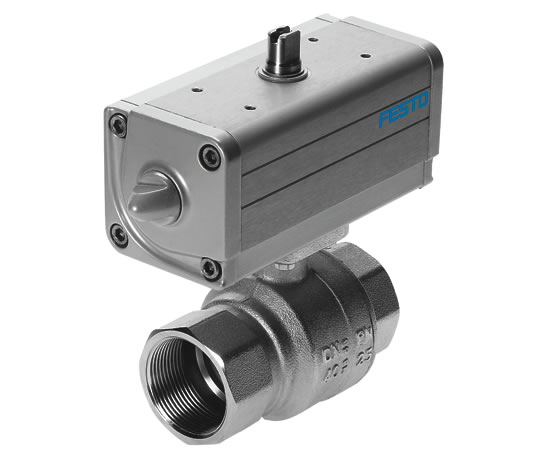 VZPR pneumatically actuated ball valves | Festo | ESI Enviropro