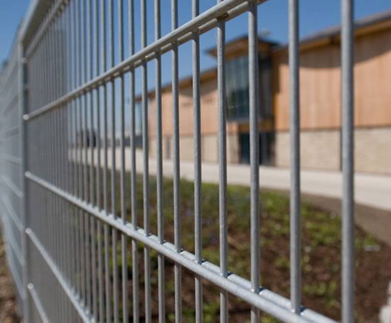 Pallas welded mesh panel fence | Heras UK | ESI External Works