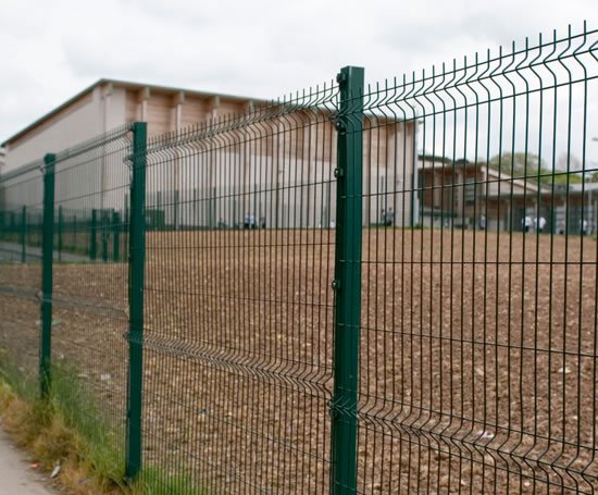 Triton welded mesh fencing system | Heras UK | ESI External Works
