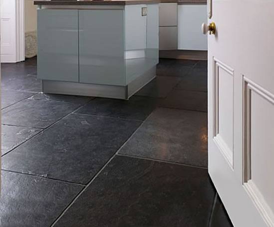 Black riven slate tiles | Mandarin Stone | ESI Interior Design