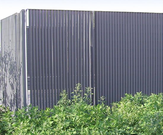 Italia louvred steel architectural screens | Lang+Fulton | ESI Building ...