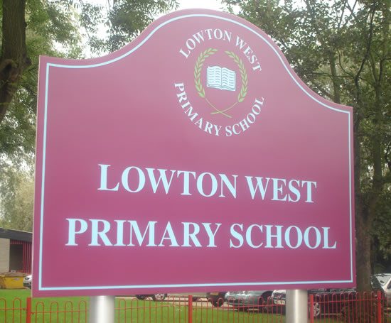 Glass reinforced plastic (GRP) school entrance signs | Shelley Signs ...