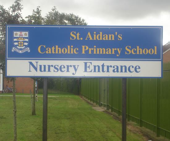 Glass reinforced plastic (GRP) school entrance signs | Shelley Signs ...
