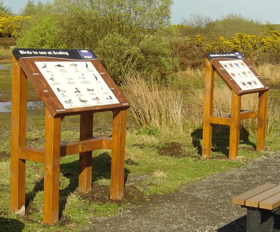Oak lectern-frame signage | Shelley Signs | ESI External Works