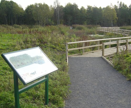 Steel lectern-frame interpretation signage | Shelley Signs | ESI ...