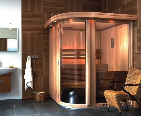 Tylo Space Vision sauna cabins | Golden Coast | ESI Interior Design