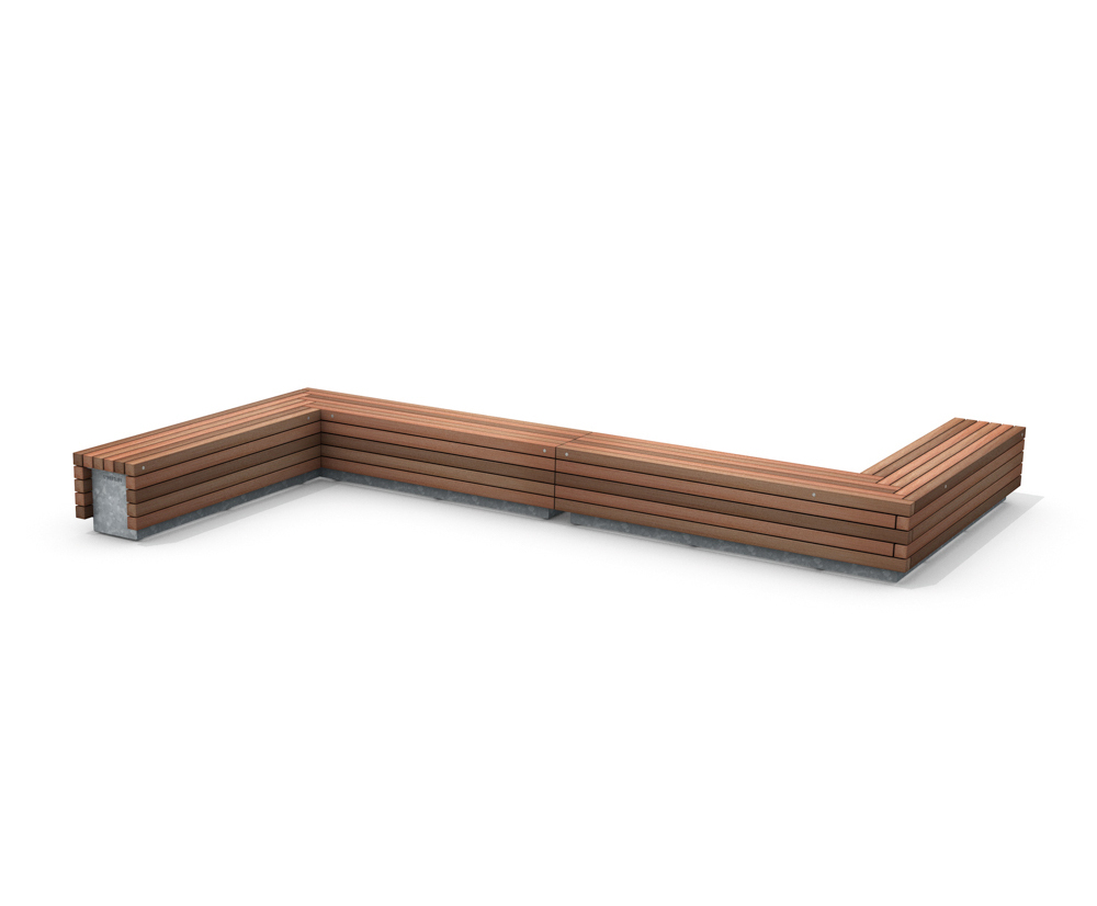 Solid Peano Benches | Streetlife | ESI External Works