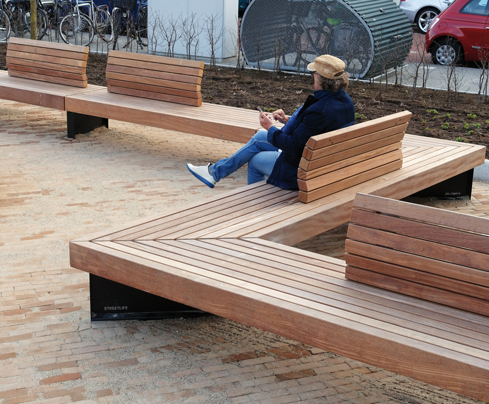Solid Serif benches | Streetlife | ESI External Works