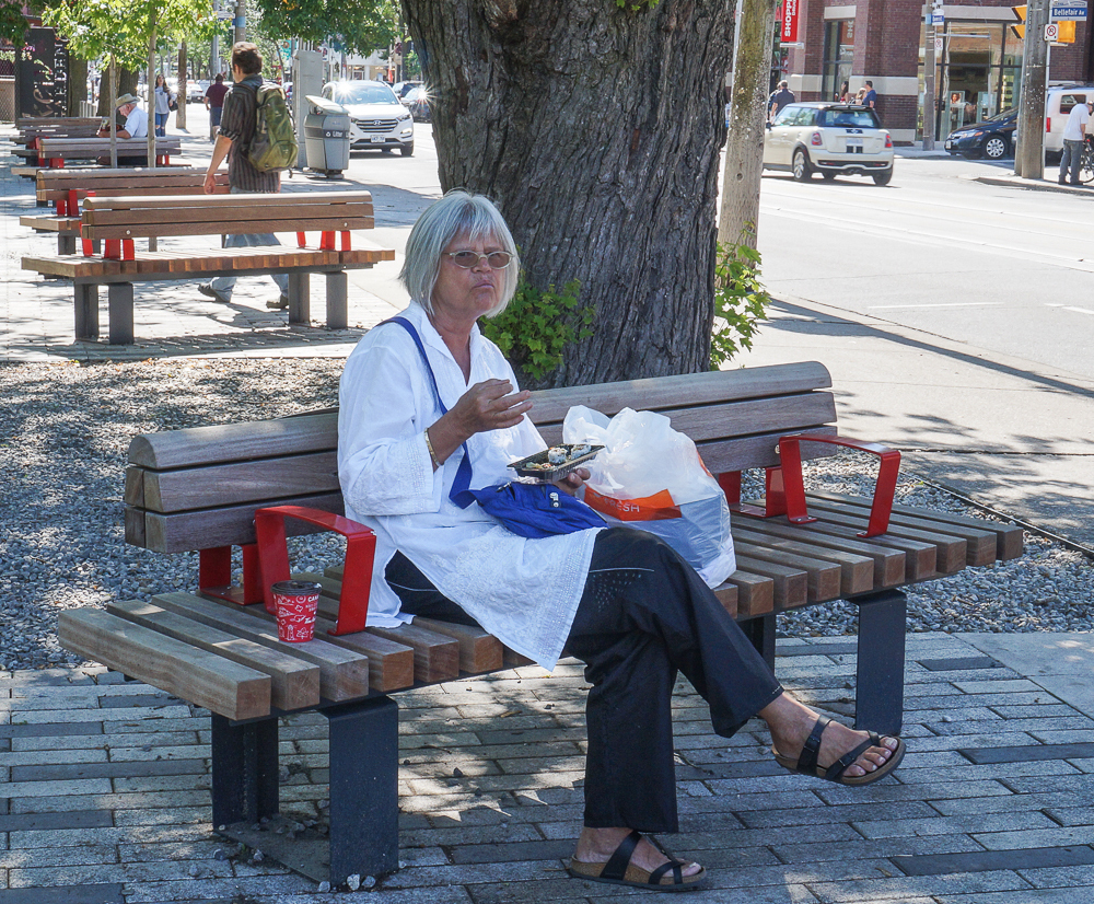 Solid Crosswise Benches | Streetlife | ESI External Works