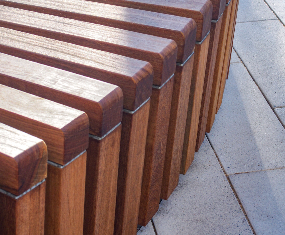 Solid Skirt Circular Benches | Streetlife | ESI External Works