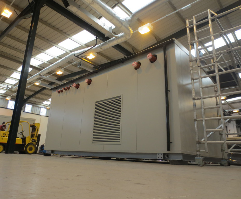 Prefabricated packaged plantroom - refurbished offices | Constant Air ...