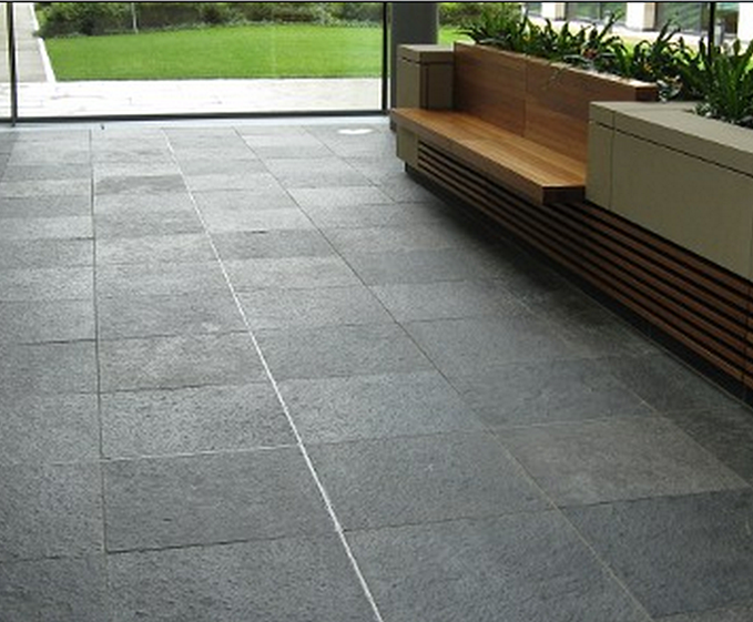 Caithness Flagstone - natural dark grey sandstone paving | A & D ...