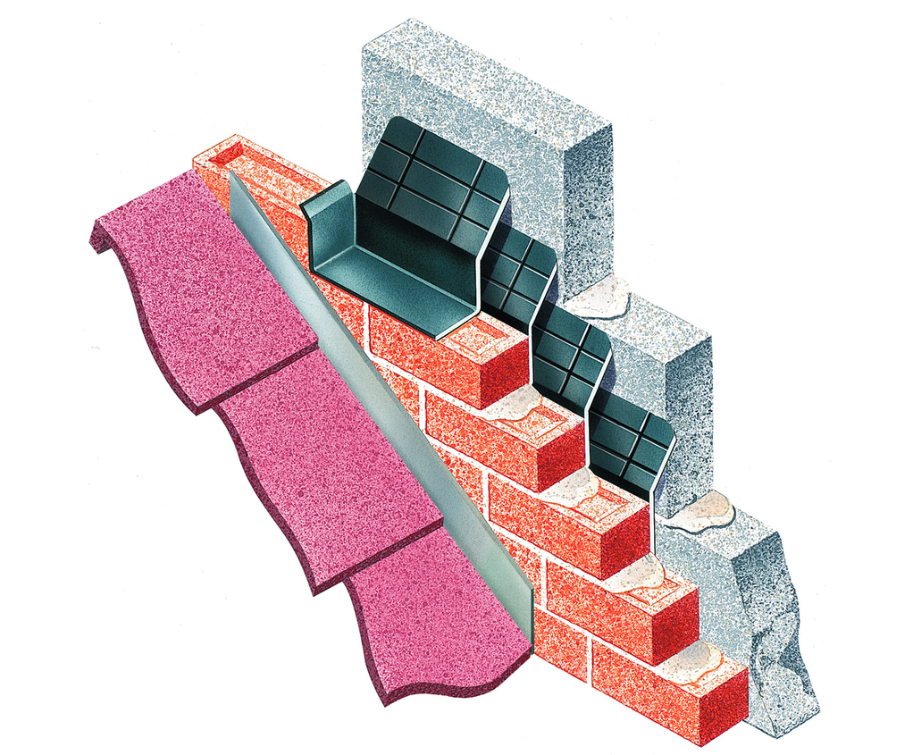 Advantage unleaded gable abutment trays | Cavity Trays | ESI Building ...