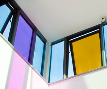 Rainbow coloured window films | Window Film Company UK | ESI Building ...