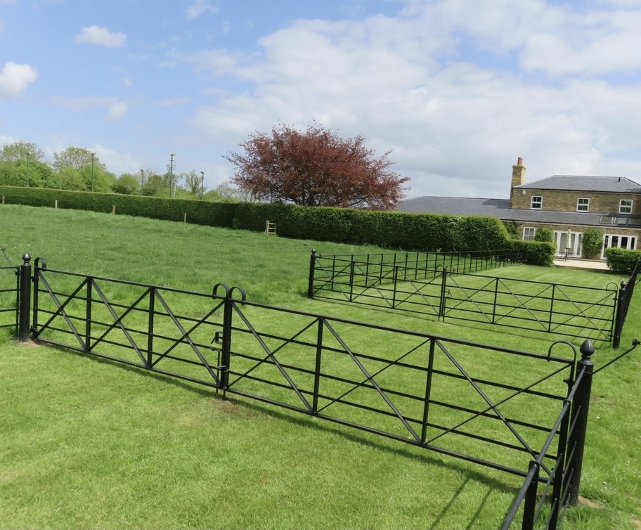 Traditional-style 5-bar estate and parkland fencing | Paddock Fencing ...