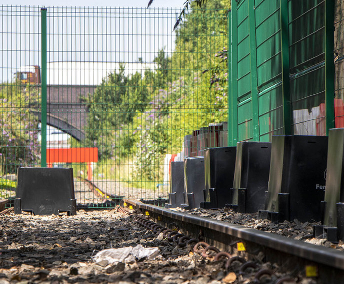 Temporary fencing for HS2 enabling works, Old Oak Common | CLD Physical ...