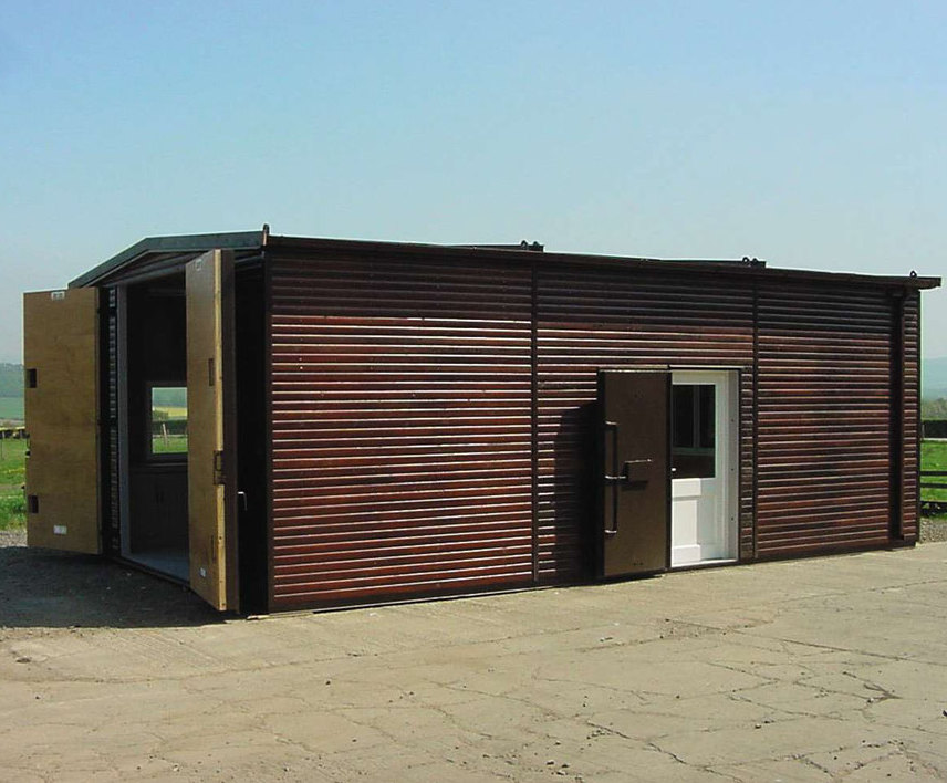 Secure, relocatable modular garages | Cleveland Sitesafe | ESI Building ...