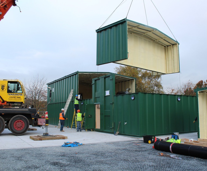 Secure, relocatable modular garages | Cleveland Sitesafe | ESI Building ...