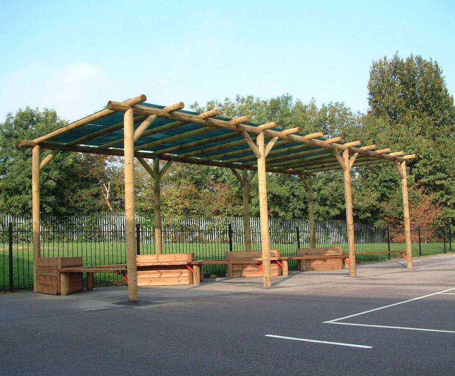 Bespoke timber/wooden pergolas | Setter Shelters | ESI External Works