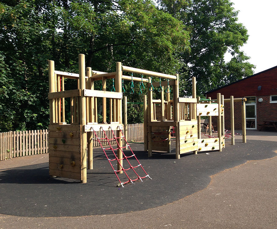 Highdown timber climbing unit | Setter Play | ESI External Works