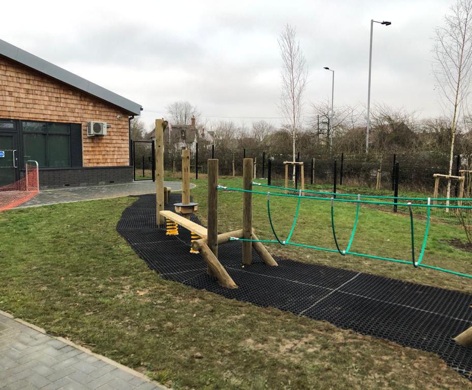 Timber play trail for school pupils of all ages | Setter Play | ESI ...