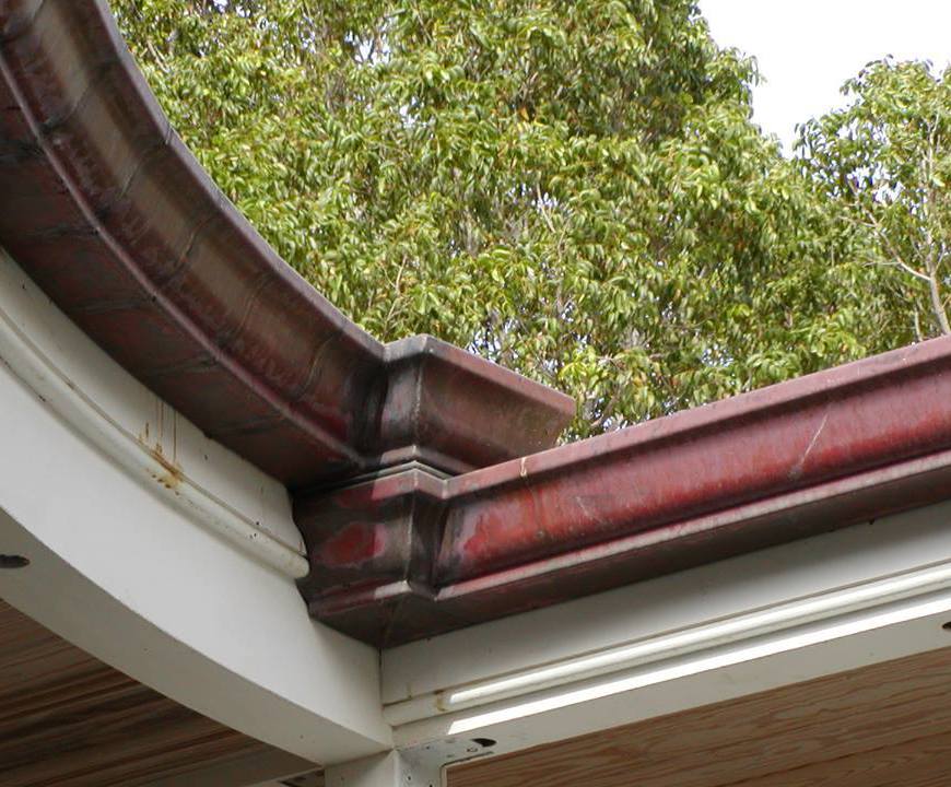 Ogee profile copper guttering | Metal Gutta | ESI Building Design