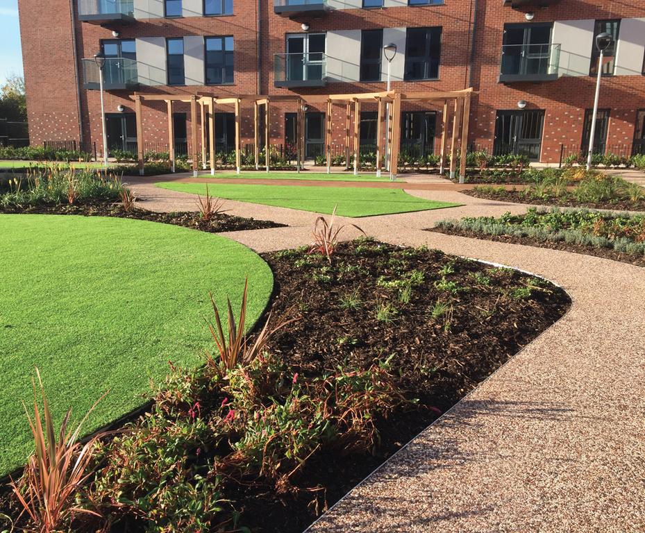 Terrabase Rustic resin bound porous surfacing | Addagrip Terraco | ESI ...