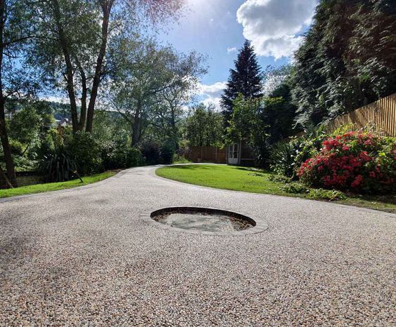 Terrabase resin bound porous surfacing for private home | Addagrip ...