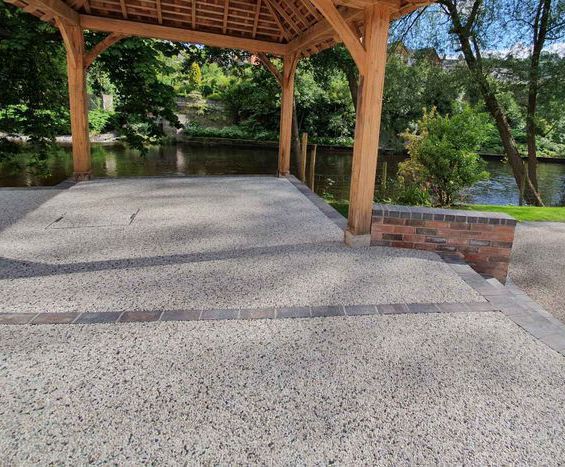 Terrabase resin bound porous surfacing for private home | Addagrip ...