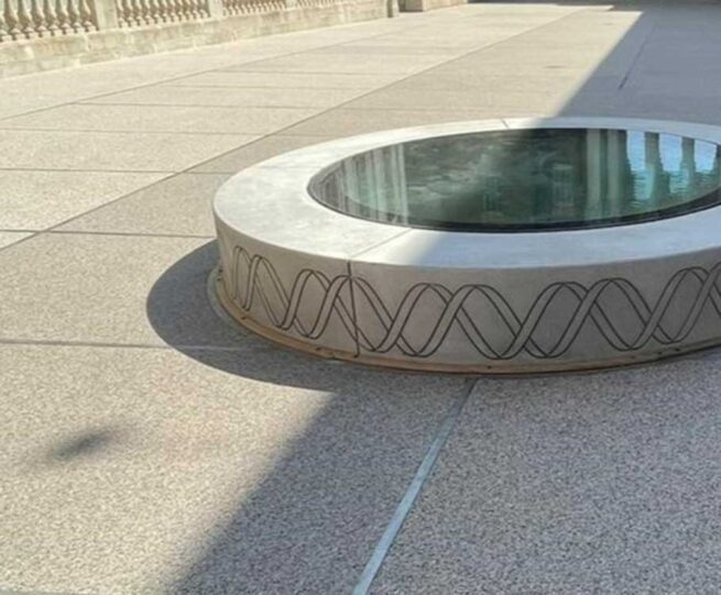 Resin bound permeable paving for university quadrangle | Addagrip ...