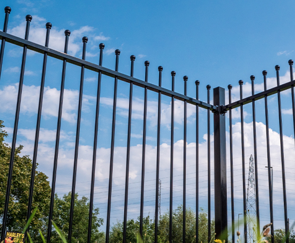 ColourRail - Ball top garden railings | ColourFence | ESI External Works
