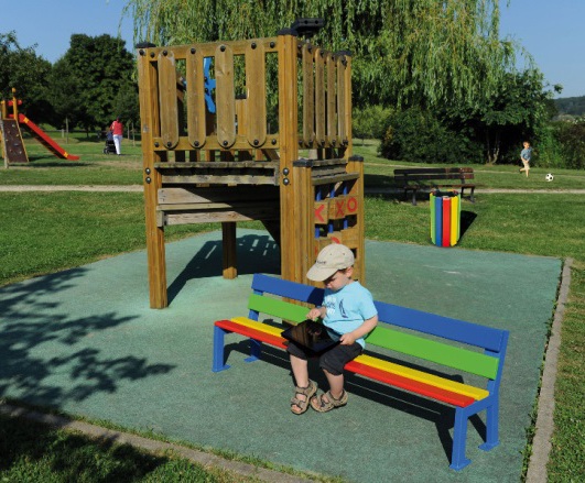 Outdoor seating for schools | AMV Playground Solutions | ESI External Works
