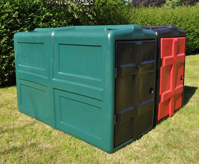 Lockerpod+ 100% recyclable cycle locker - up to 4 bikes | Cyclepods ...