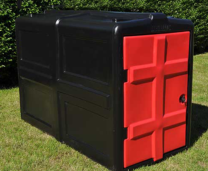 Lockerpod+ 100% recyclable cycle locker - up to 4 bikes | Cyclepods ...