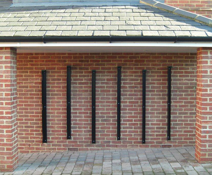 Westerham vertical bike rack with 3-point locking | Cyclepods | ESI ...