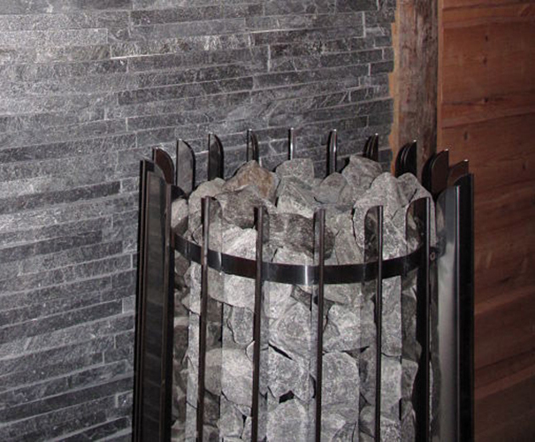 Kelo Finnish pine sauna | Drom UK | ESI Interior Design