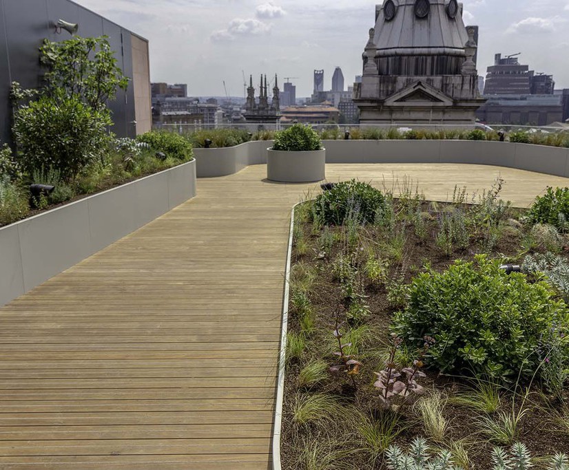 Adjustable pedestal system for corporate roof terrace | Buzon UK | ESI ...