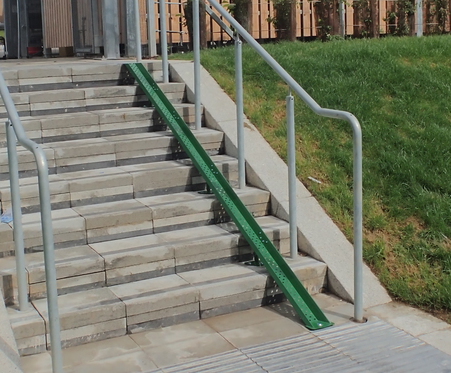Cycle wheeling ramps for stairways | Cycle-Works | ESI External Works
