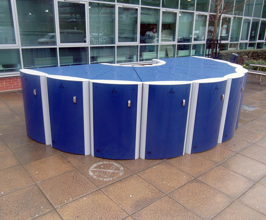 Velo-Safe space-efficient cycle locker for 1 bike | Cycle-Works | ESI ...