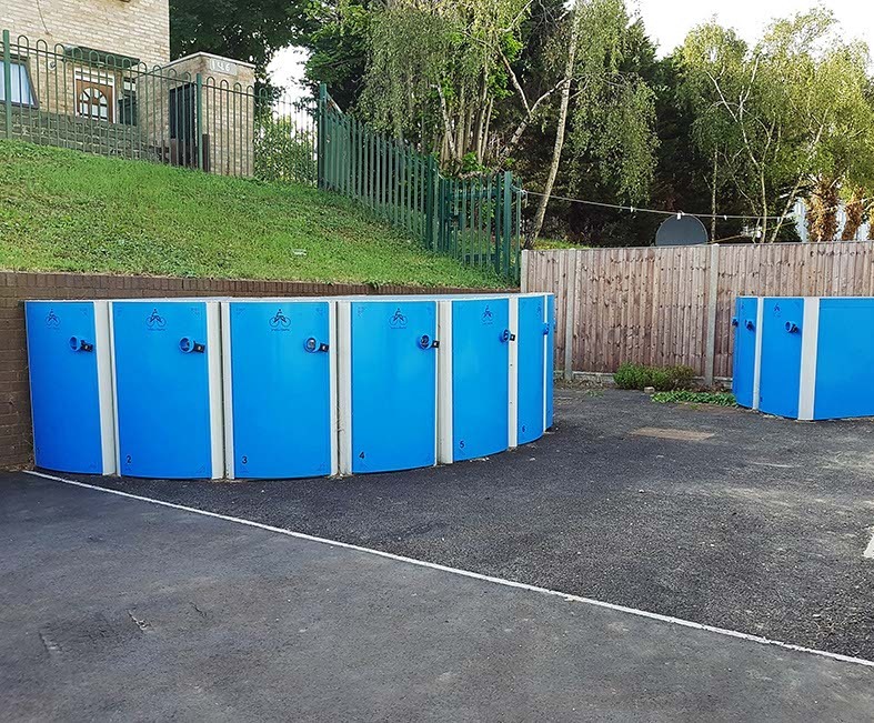 Secure cycle lockers for residential scheme - Enfield | Cycle-Works ...