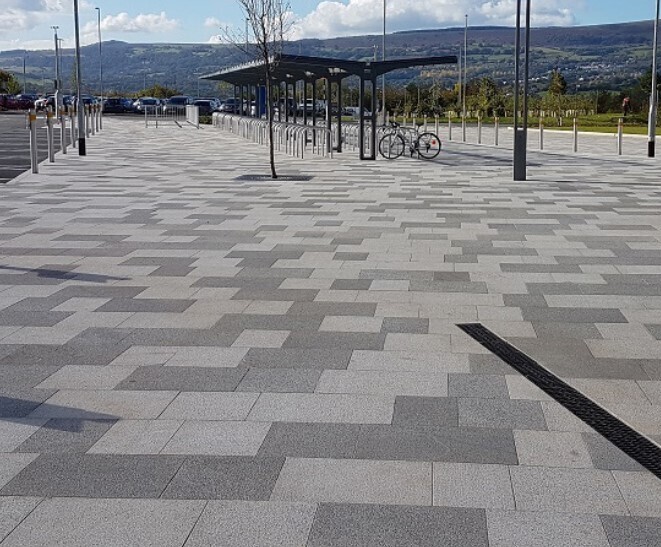 Steintec mortars used for new University Hospital paving | Steintec ...