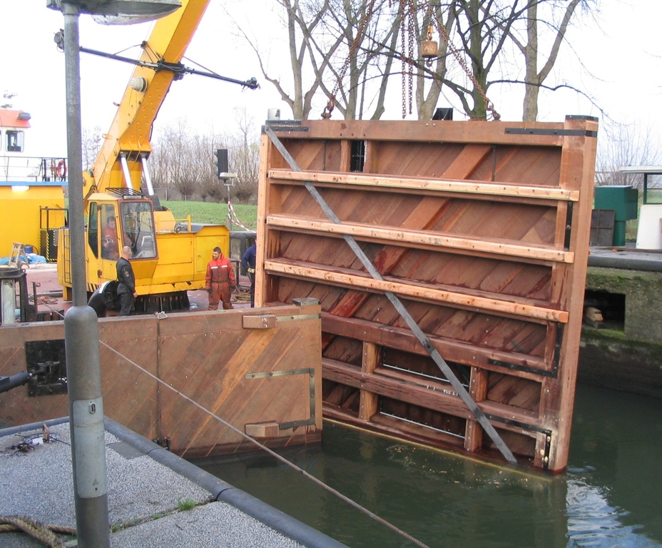 Marine hardwood timber lock gates | Ecochoice | ESI External Works