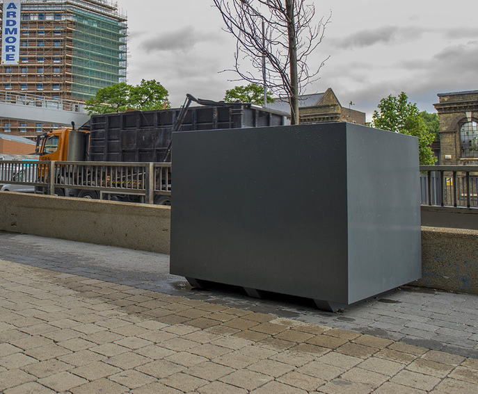 Bespoke steel tree planters | IOTA | ESI External Works
