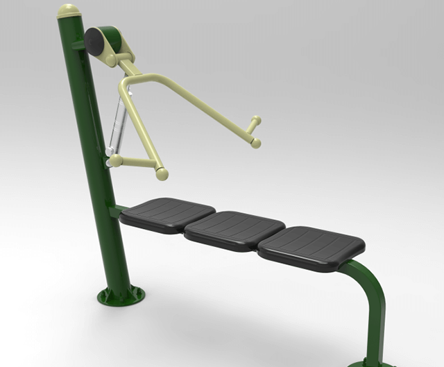 Resistance bench press - outdoor fitness station | Fresh Air Fitness ...