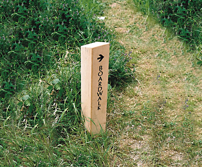 Timber waymarker posts and bollards | Landmark | ESI External Works